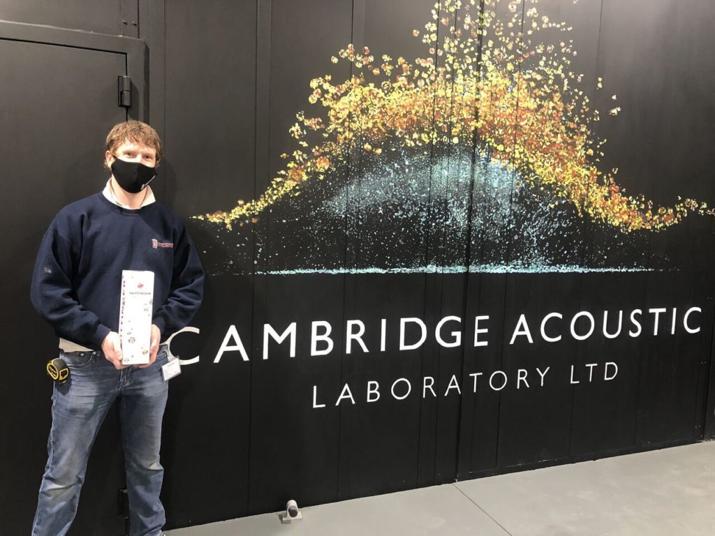 First Acoustic Test - Cambridge Acoustic - Acoustic Testing News